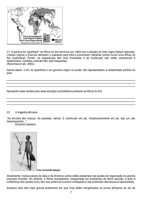 JORNAL PONTO GEOGRAFIA 8 ANO 135 EXERCÍCIOS SOBRE A ÁFRICA