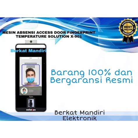 Jual Solution X901 Mesin Absensi Access Door Fingerprint Face