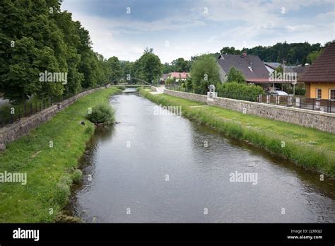 Modern Flood Protection Wall In The Style Of The Historic City Wall Permanent Measures Against