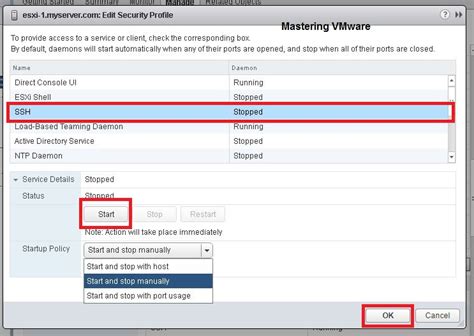 Enable SSH On ESXi Mastering VMware