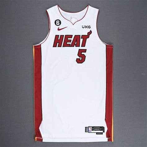 Nikola Jovic Miami Heat Game Worn Association Edition Jersey