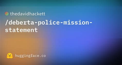 Thedavidhackett Deberta Police Mission Statement At Main
