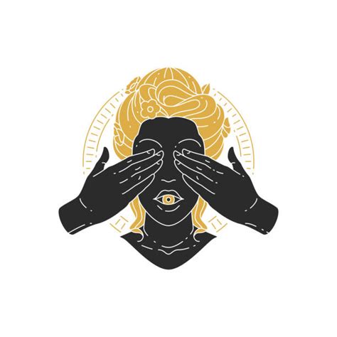 410 Main Devant Les Yeux Stock Illustrations Graphiques Vectoriels