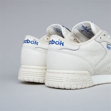 Reebok Exofit Lo Clean Vintage Chalkclassic Whitereebok Royal