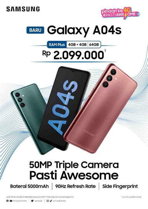 Samsung Galaxy A04s Resmi Meluncur WARTA DEWATA