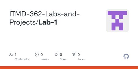 GitHub ITMD 362 Labs And Projects Lab 1