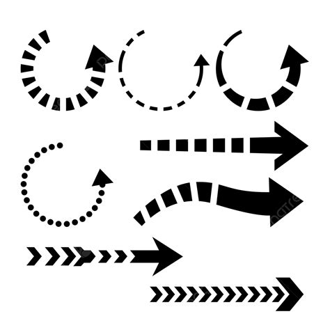 Circular Arrows Png Picture Circular Black Loading Dotted Arrow Load Dotted Line Arrow Png