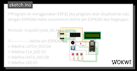 Simulasi Deny Trainer Pam Lcd 16 X 2 Copy Wokwi Esp32 Stm32