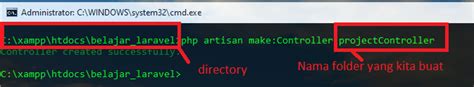 Cara Membuat Controller Pada Laravel