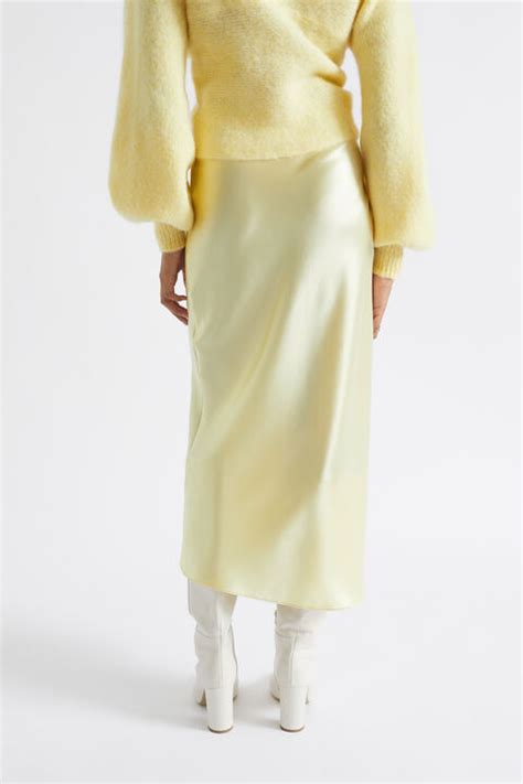 Satin Slip Midi Skirt Seed Heritage
