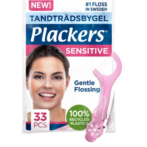 Köp Plackers Sensitive 33 St På
