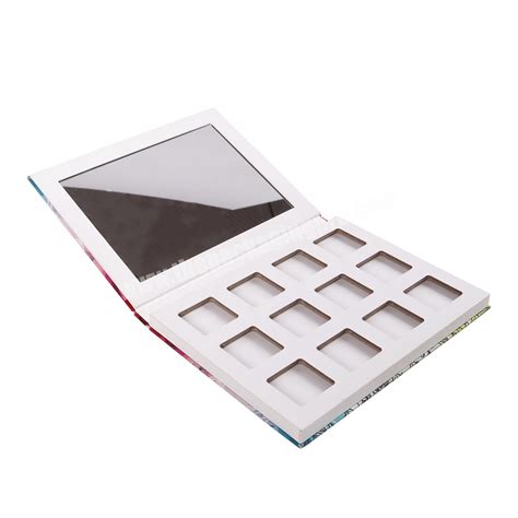 Chinese Supplier Custom Cosmetics Eye Shadow Paper Clamshell Packaging Box