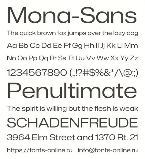 Mona Sans Font