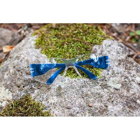 Safe Handler 24 Pack Crystal Clear Lens Blue Temple Polycarbonate