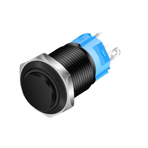 Las3 16h W11e A 16mm Black Latching Switch Daier