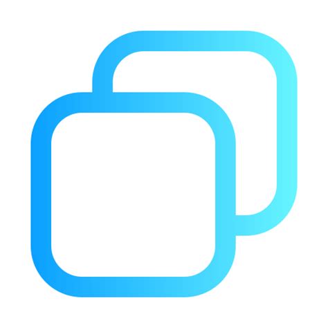 Duplicate Generic Gradient Outline Icon