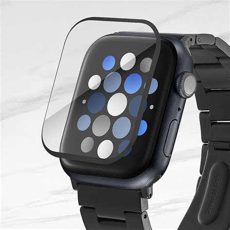 Insignia Hybrid Glass Screen Protectors For Apple Watch 45mm 2 Pack
