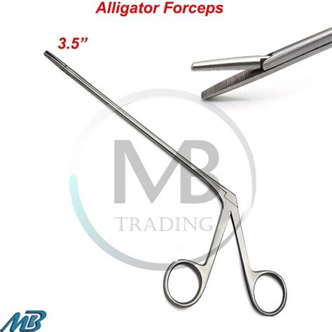 Micro Alligator Ear Crocodile Forceps Ent Surgery Instruments Serrated