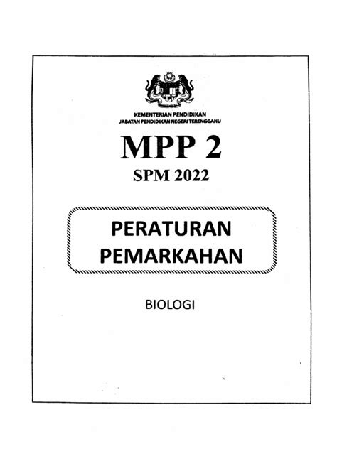Skema Biologi Terengganu Pdf