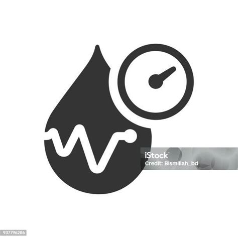 Bloeddruk Pictogram Stockvectorkunst En Meer Beelden Van Bloeddrukmeter