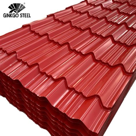 Metro Roofing Tiles Long Span Color Coated Corrugated Roof Sheet Asa