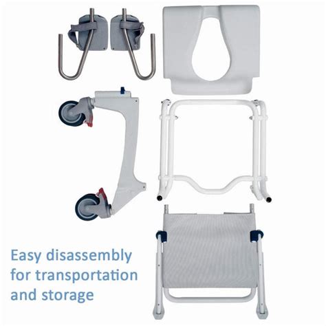 Aquatec Ocean Ergo Vip Self Propelling Shower And Commode Chair