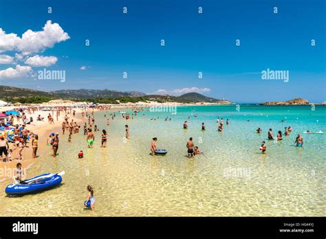 Chia Italy August 18 2016 The Wonderful Beaches And Crystal Clear
