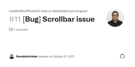 Bug Scrollbar Issue Issue 11 Creativetimofficial Ct Now Ui