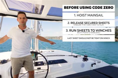 Step By Step Guide How To Sail A Code Zero On A Catamaran