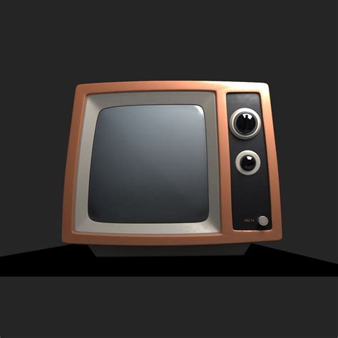 레트로 Tv 3d 모델 30 Unknown Max Free3d