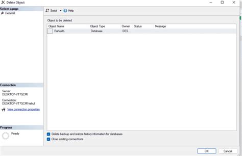 Steps To Drop A Database In Sql Server Picklai