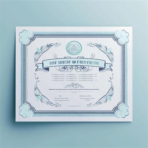 Gradient And Modern Certificate Template With Batch Of Best Performance Premium Ai Generated Image