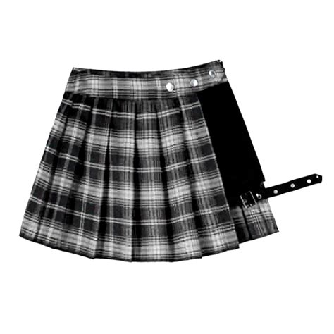 IDALL Mini Skirt Pleated Skirts Women S Short Skirt High Waist A Line