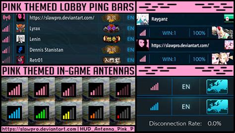 [tk7] Hud Pink Themed Ping Bars And Antennas By Slawpro On Deviantart