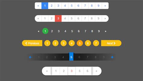 34 Css Pagination Freefrontend