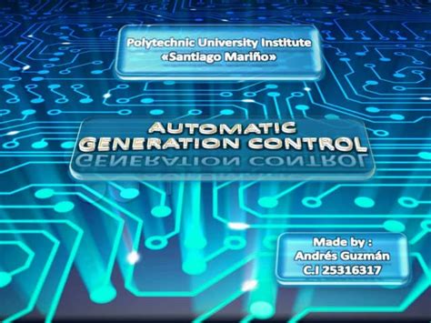 Automatic Generation Control Ppt