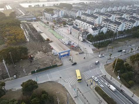 沪苏湖铁路练塘站配套道路项目建设取得新进展 图片新闻 练塘镇 上海市青浦区人民政府