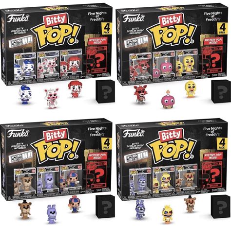 Fnaf Funko Bitty Pops Rfivenightsatfreddys