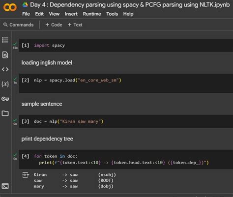 mit nlp — day 4 parsing but make it code 💻 after learning about dependency parsing and