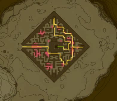 North Lomei Labyrinth Solution Path In Zelda Tears Of The Kingdom