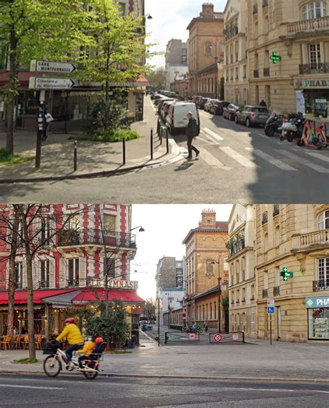 Emmanuel on Twitter Avant Après la rue aux écoles Rue Huyghens dans
