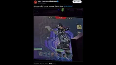 Valorant Agent 24 Leak Reveals Duelist Name And Appearance One Esports