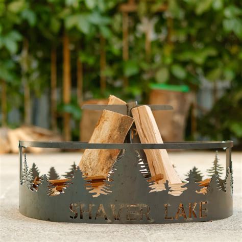 Custom Fire Pit Ring Unique Hand Crafted T 18 21 Inches