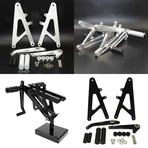 Reposapiés traseros CNC para motocicleta clavijas de reposapiés