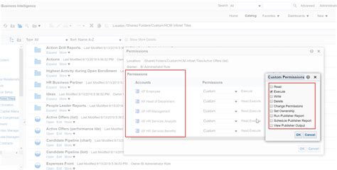 Report To Get Details About Security Roles And Permissions Configured For All Reports Oracle