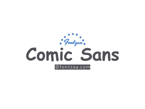 Comic Sans Font Fontzaa Exclusive Fonts Library