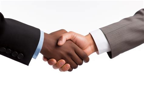 Premium Photo Business Handshake And Business People Concepts