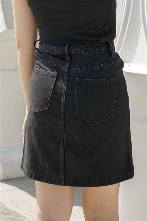 Bella Mini Skirt Black Nonomesg