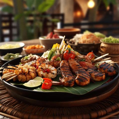 Premium Photo 3d Assorted Delicious Mix Grill Dish In Restaurant Bali