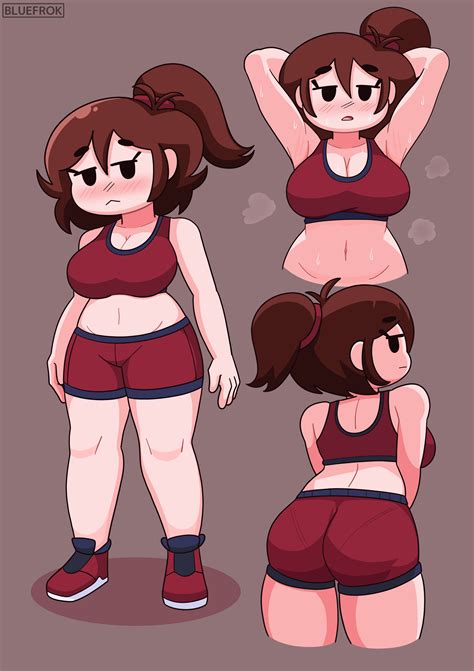 Gf With Gym Outfit By Bluefrok On Newgrounds